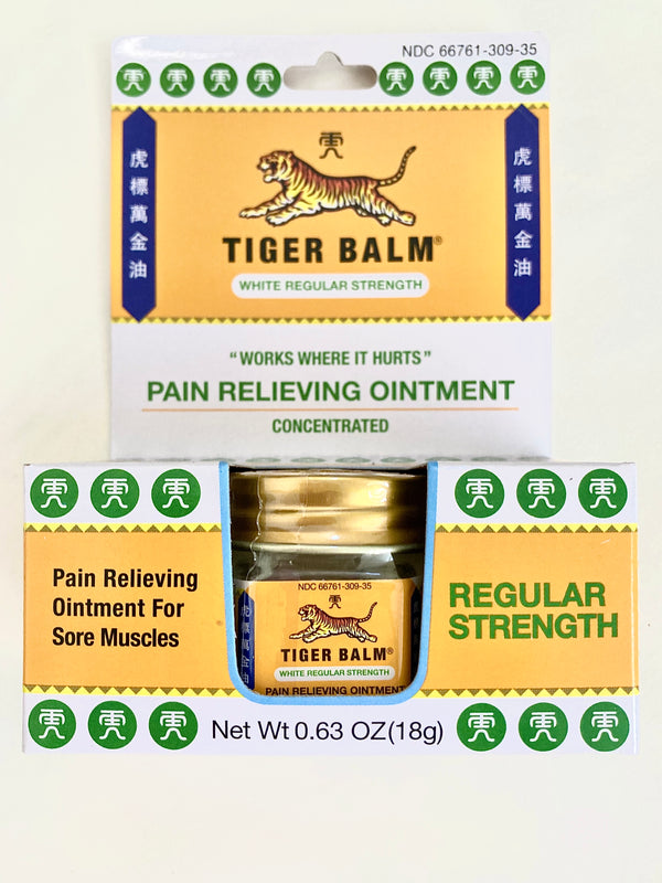 Tiger Balm Regular Strength - White – Chinese Traditional Herb